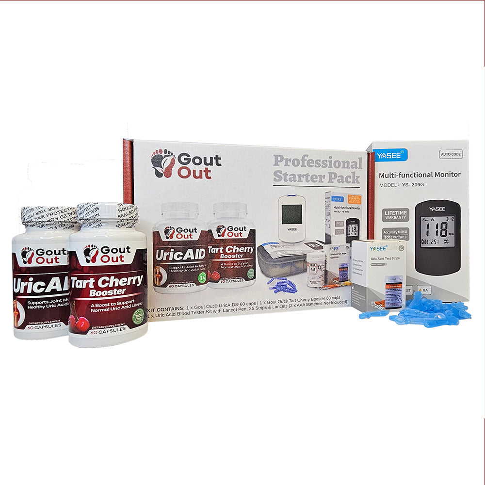 Gout Out® Uric Acid Test Professional Starter Pack — ZEST KETO