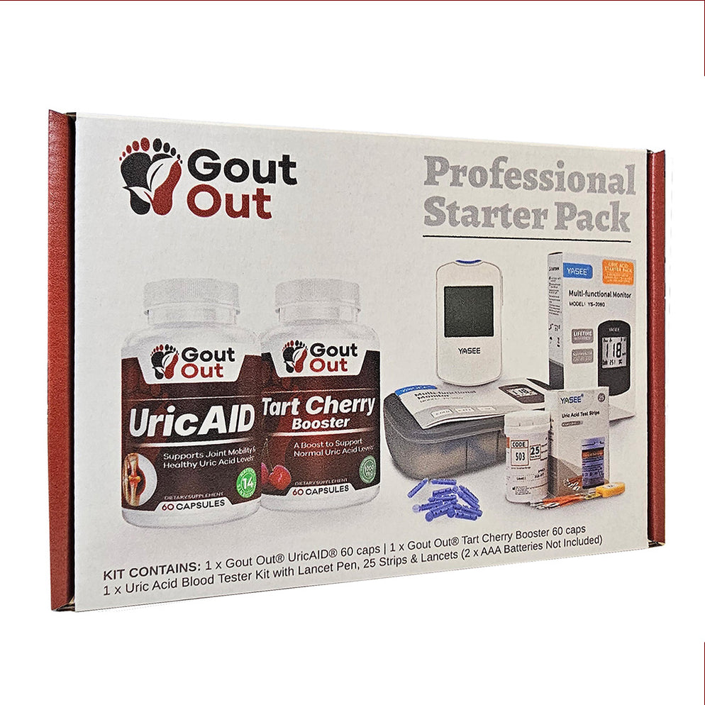 Gout Out® Uric Acid Test Professional Starter Pack — ZEST KETO